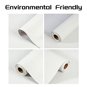 LOVADA Peel and Stick Wallpaper Rice White Silk Wall Paper - 15.7 x 200 Inch Self Adhesive Wallpaper Peel and Stick, Easy to Paste Wall Contact Paper for Stand Liner, Table and Door Makeover Decor