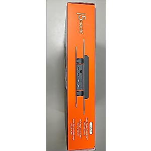 j5create Laptop Stand with USB C Dual HDMI Display Hub - 2 USB A 5Gbps, PD 100W with USB-C 5Gbps, Ethernet | Aluminum Computer Riser for MacBook and Windows Notebook (JTS427)