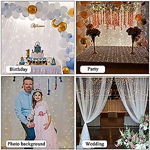 Displayfactory 10 X 8 Ft Banner Stand Backdrop Step and Repeat Display Adjustable Backdrop Stand Telescopic Display Stand for Trade Show,Photo Booth,Wall Exhibitor Background with Carrying Bag