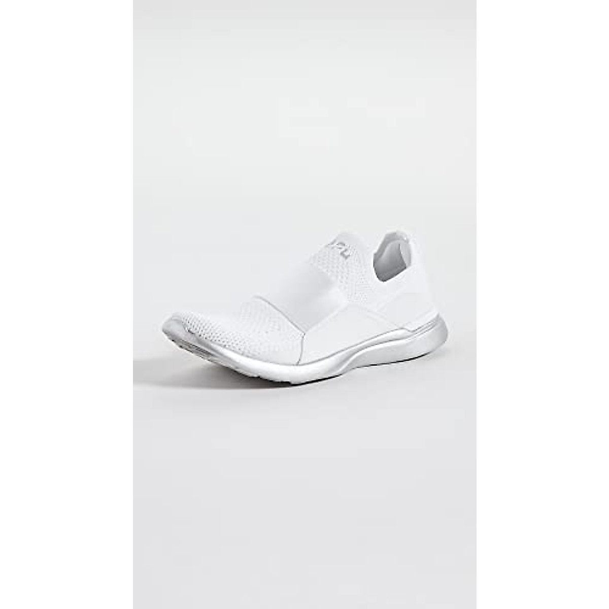 APL: Athletic Propulsion Labs Women's Techloom Bliss Sneakers, White/Chrome, 8.5 Medium US