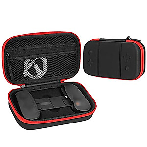 Minahao Gamepad Carrying Case Compatible with Backbone One Gaming Controller with Wrist Strap and mesh Pocket for Accessories.(Case only)