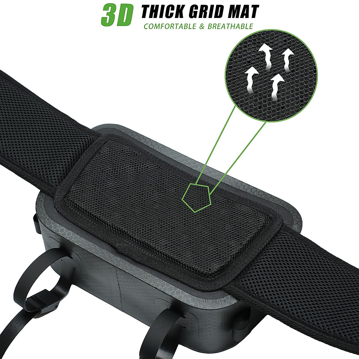 Sarcia Waterproof Waist Bag - Fly Fishing Fanny Pack with Rod Holder and Airtight Zipper, Ideal for Kayaking, Outdoor Sports, Camping and Hiking