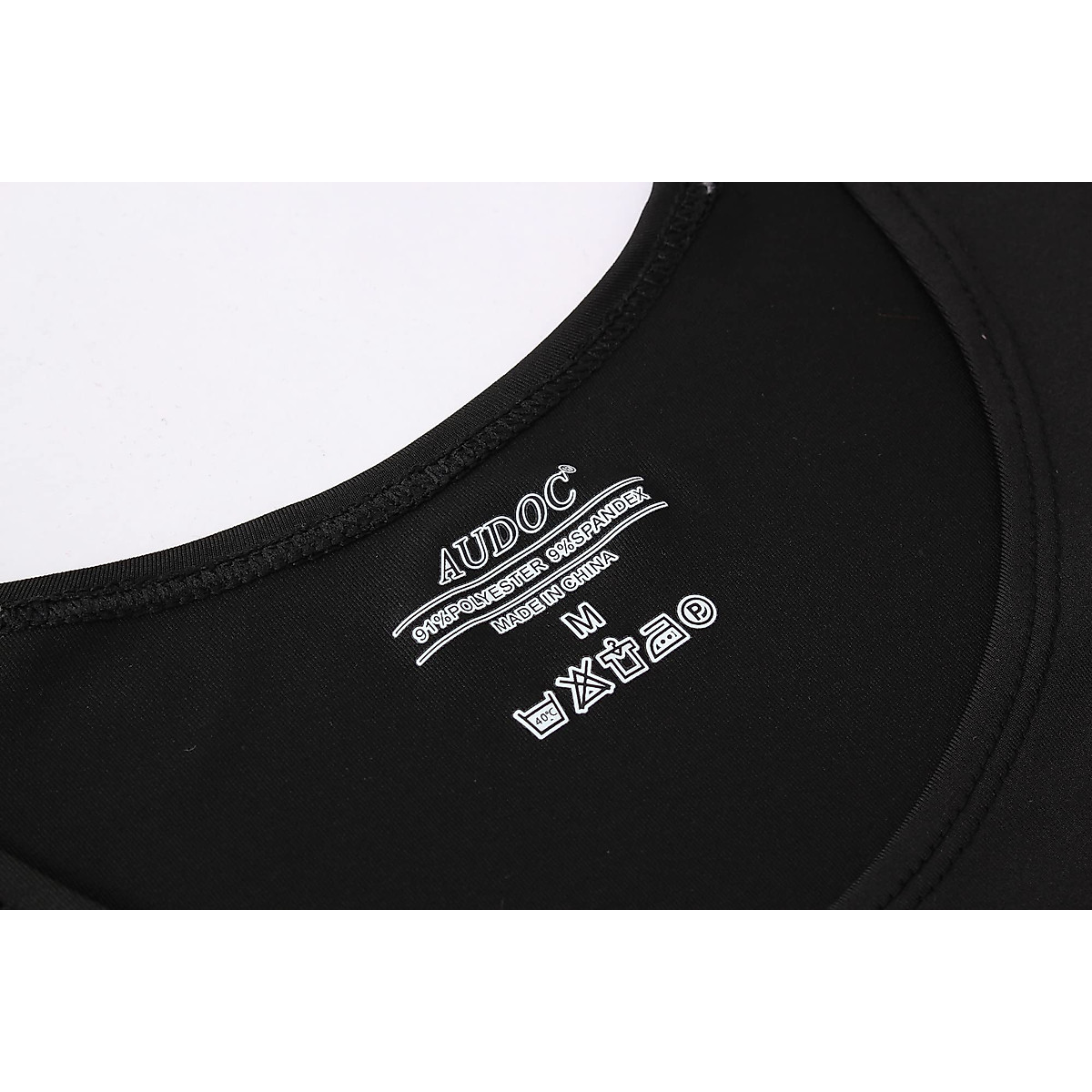 Audoc Mens 3 Pack Compression Tank Tops Cool Dry Sleeveless Compression Shirt (XXX-Large, 3 Pack Tank)