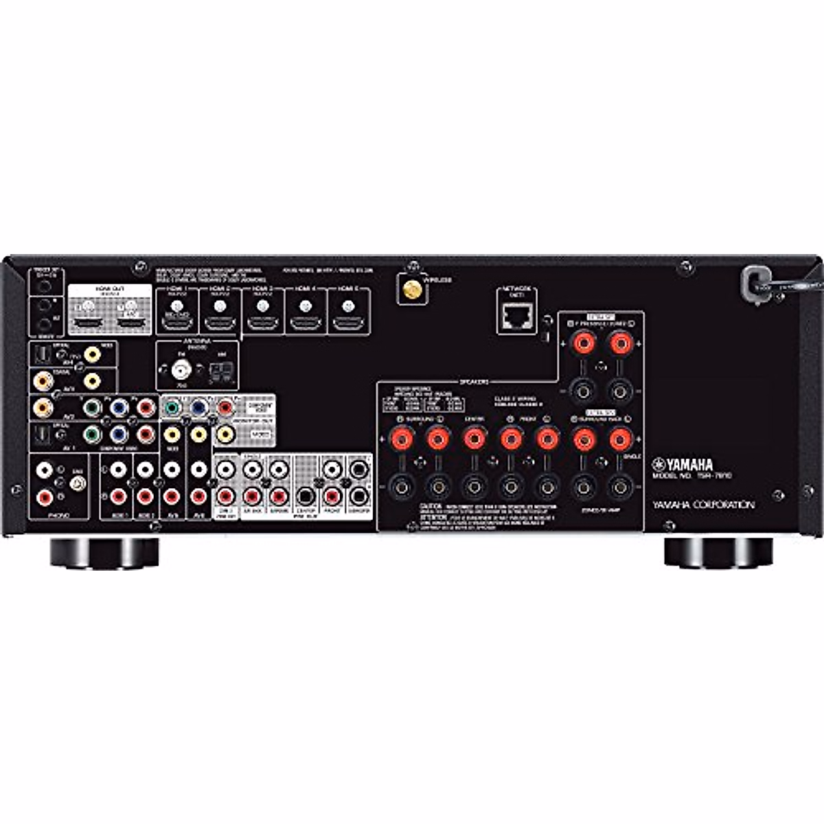 Yamaha TSR-7810 7.2-Channel 4K Ultra HD Network AV Receiver; 7.2-channel Surround Sound with Dolby Atmos and DTS:X; Fully Loaded with Compatible Wi-Fi, Bluetooth, AirPlay and Spotify Connect