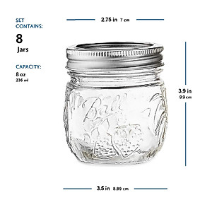 SEWANTA Wide Mouth Mason Jars 16 oz [11 Pack] With mason jar lids and Bands, mason jars 16 oz - For Canning, Fermenting, Pickling - Jar Décor - Microwave/Freeze/Dishwasher Safe.