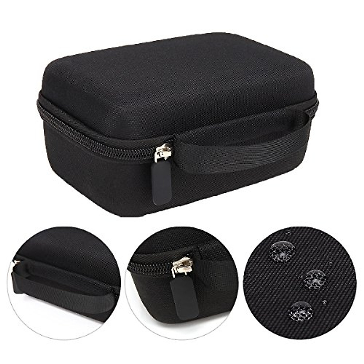 Aproca Hard Travel Storage Case Compatible Logitech H800 Bluetooth Fold-and-Go Wireless Stereo Headset by Aproca (Black)