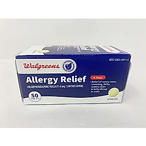 Walgreens Wal-Finate Allergy Relief Tablets, 50 ea