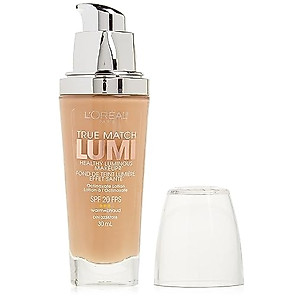 L'Oreal Paris True Match Lumi Healthy Luminous Makeup, W4 Natural Beige, 1 fl; oz.