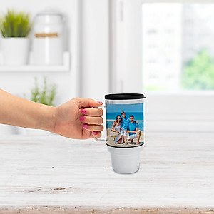 Thermo-Temp 16 oz. Stainless Steel Photo Travel Mug