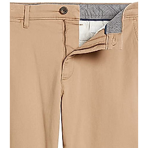 Amazon Essentials Men's Slim-Fit Casual Stretch Khaki Pant, Dark Khaki Brown, 32W x 30L