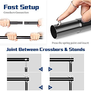 Kshioe Backdrop Stand 2x3m/6.5x9.8ft Photo Video Studio Adjustable Background Support System Stand with Carry Bag