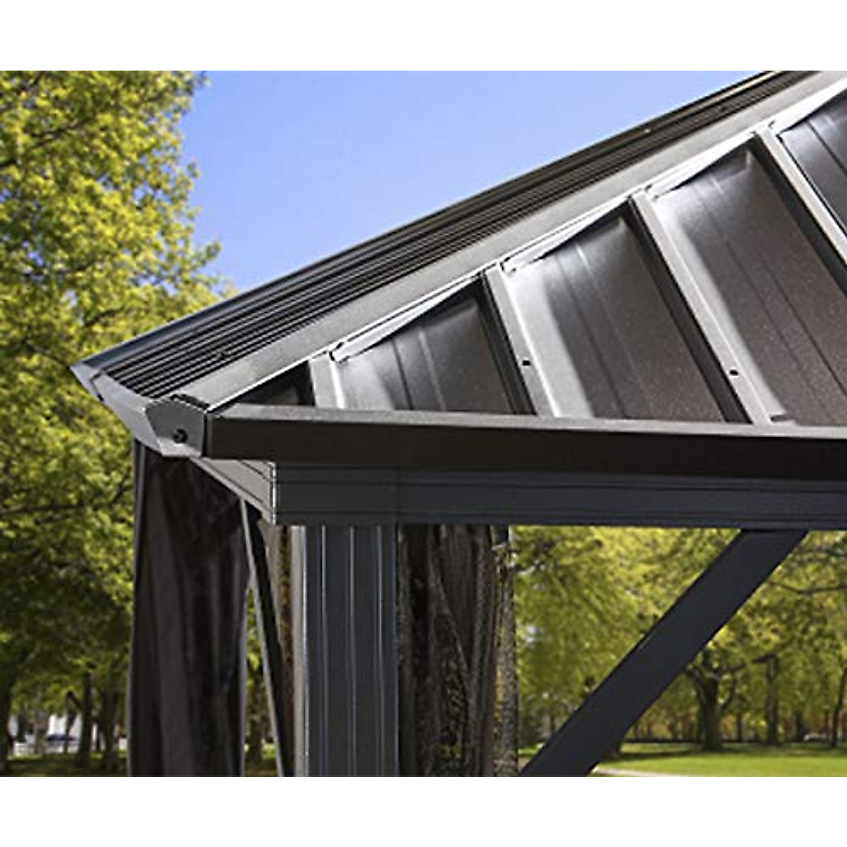 Sojag Outdoor 8' x 8' Dakota Hardtop Gazebo Outdoor Sun Shelter