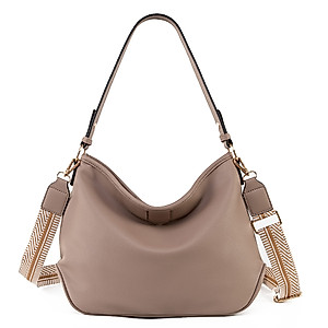 Montana West Soft Hobo Bags for Women Purses and Handbags Top Handle Shoulder Bags with Adjustable Guitar Strap MWC-085BKH