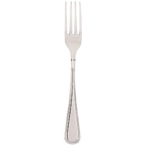 Winco Continental Table Fork Set, European, Heavyweight Stainless Steel, 18/0, 12-Piece