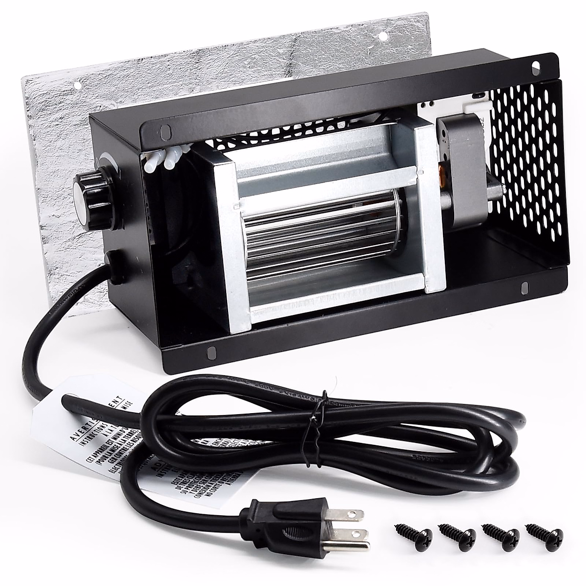 Criditpid PBAR-2427 Fireplace Blower Fan Kit for Vent Free Stove or Wood Burning Stoves, Blower for GHP Group Pleasant Hearth VFS2-PH30DT, VFS2-PH20DT, VFS-PH20DT Fireplace