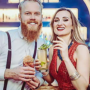 NutriChef 14.2oz Highball Drinking Glasses - Set of 2 Heavy Base Tall Tumbler Clear Glassware for Water, Wine, Beer, Liquor, Gin, Cocktail, Whiskey, Juice, Iced Coffee, Mixed Drinks, Dishwasher Safe