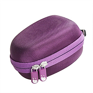for Philips BRE235/04 / Philips HP6401 Satinelle Epilator Electric Shaver Travel EVA Hard Protective Case Carrying Pouch Cover Bag by Hermitshell (Purple)