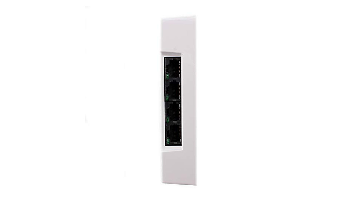 Sensor Switch NBRG-8: 8-Port RJ45 Bridge, White
