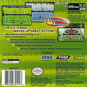 Virtua Tennis - Game Boy Advance
