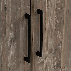 Sauder Summitt Station Storage Cabinet, L: 35.28" x W: 17.13" x H: 63.90", Pebble Pine