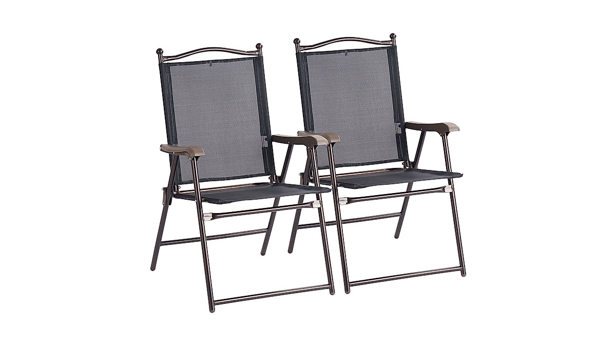 Giantex Folding Chairs Set of 2 - No Assembly Required