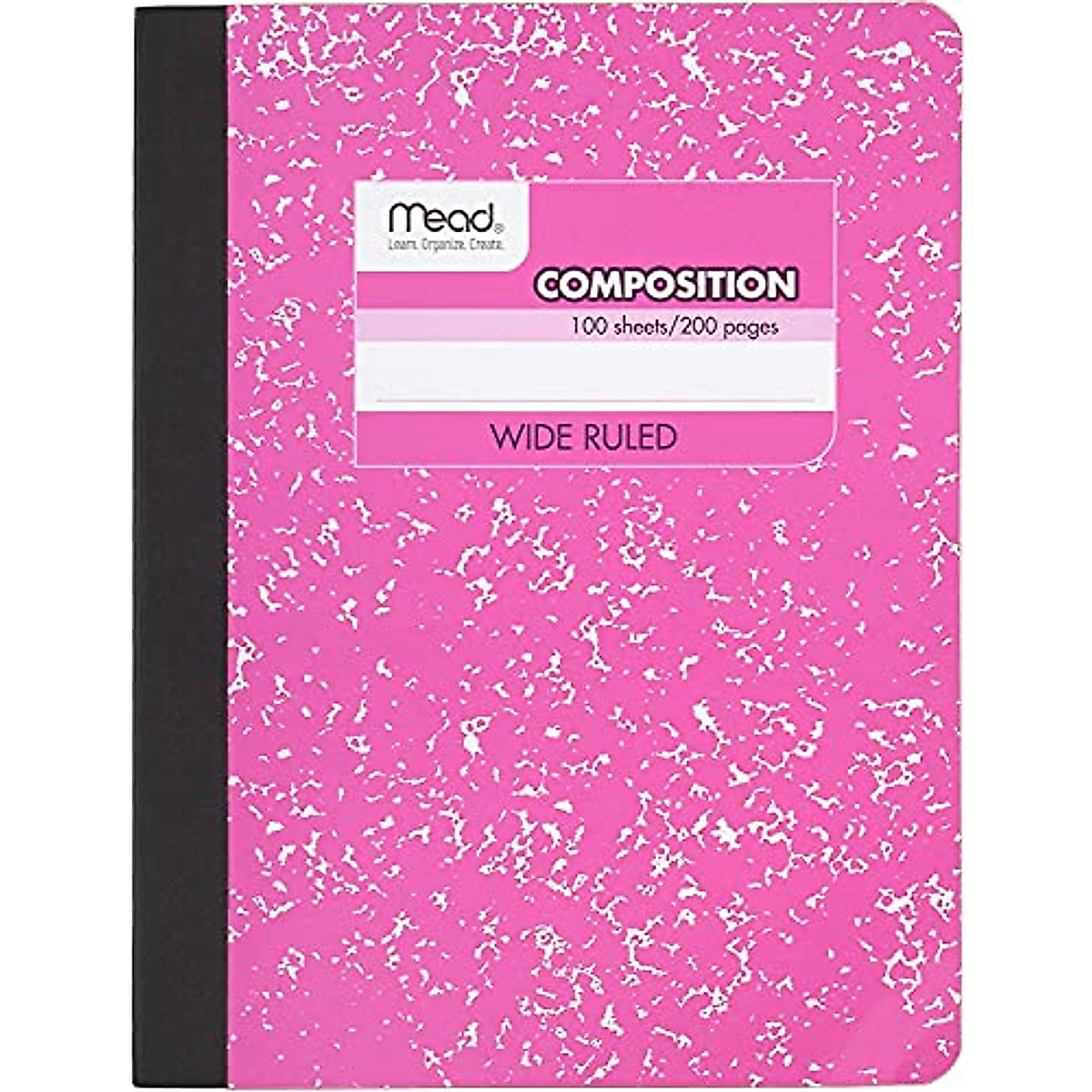 Mead Composition Book, 6 Pack of Wide Ruled Composition Notebooks, Wide Rule paper, 100 sheets (200 Pages), Pastel Color Notebook
