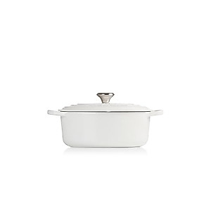 Le Creuset Enameled Cast Iron Signature Oval Dutch Oven, 2.75 qt., White