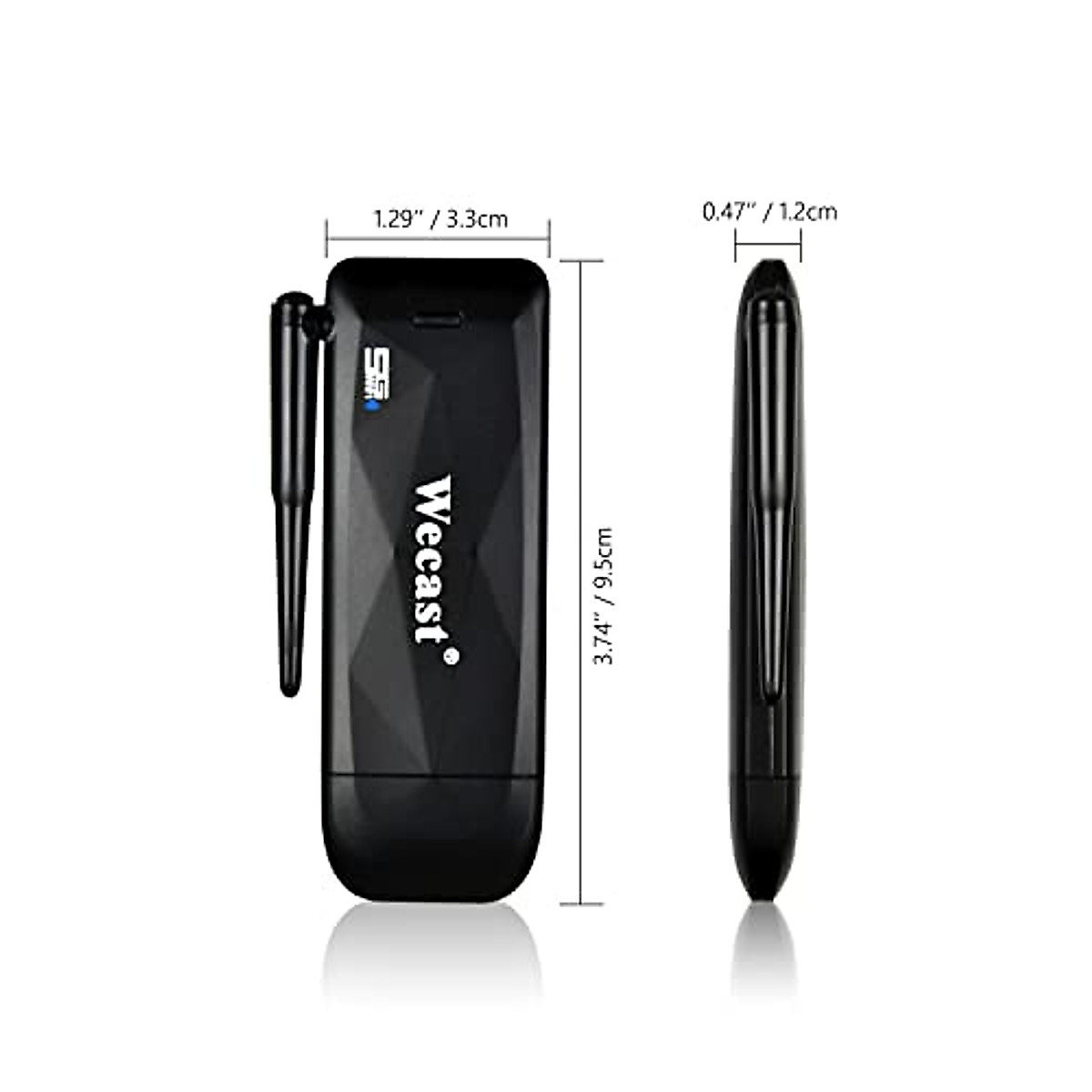 SYNAGY HDMI Screen Mirroring Dongle Connecting to TV/ Projecotr/ Monitor,Support Android, iOS and Windows, with HDMI Extension Cable