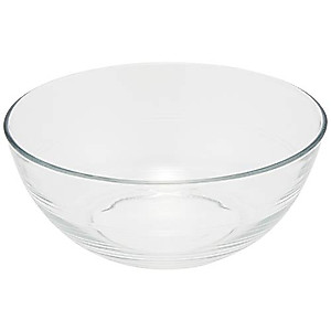 Duralex Made In France Lys 1Quart Clear Round Bowl, Set of 6