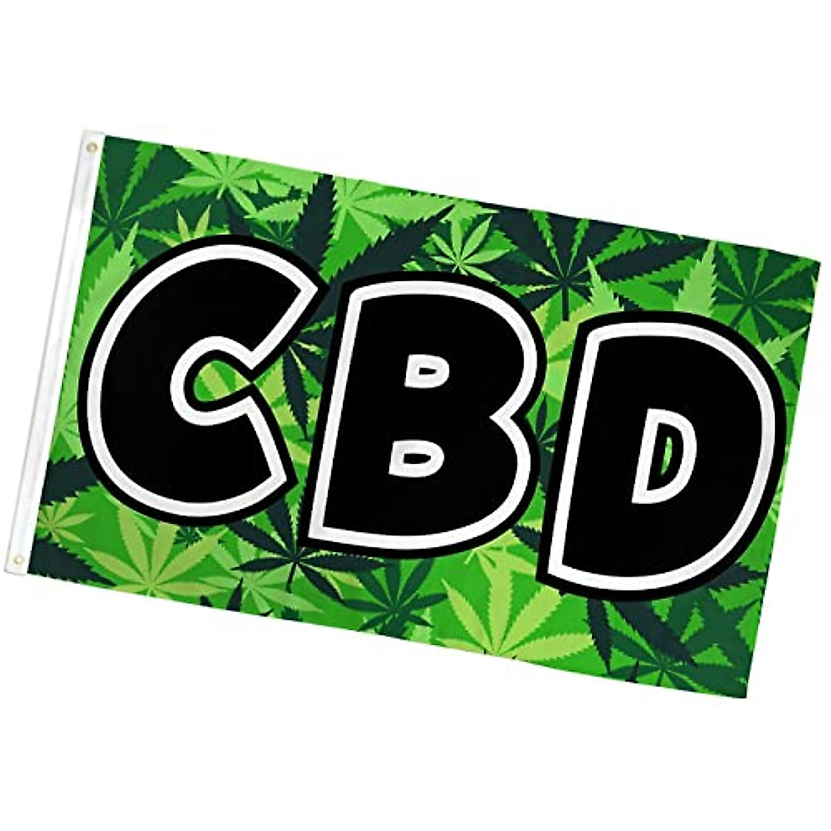 New CBD Flag 3x5ft CBD Banner Sign CBD Waterproof Flag CBD Sold Here Dispensary Indoor Outdoor For All Weather Banner Flag FII0708IN