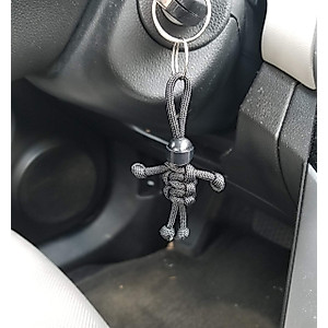 Motobuddy KeyChain for Motorcycles, Scooters, Cars, and Gifts (Black)