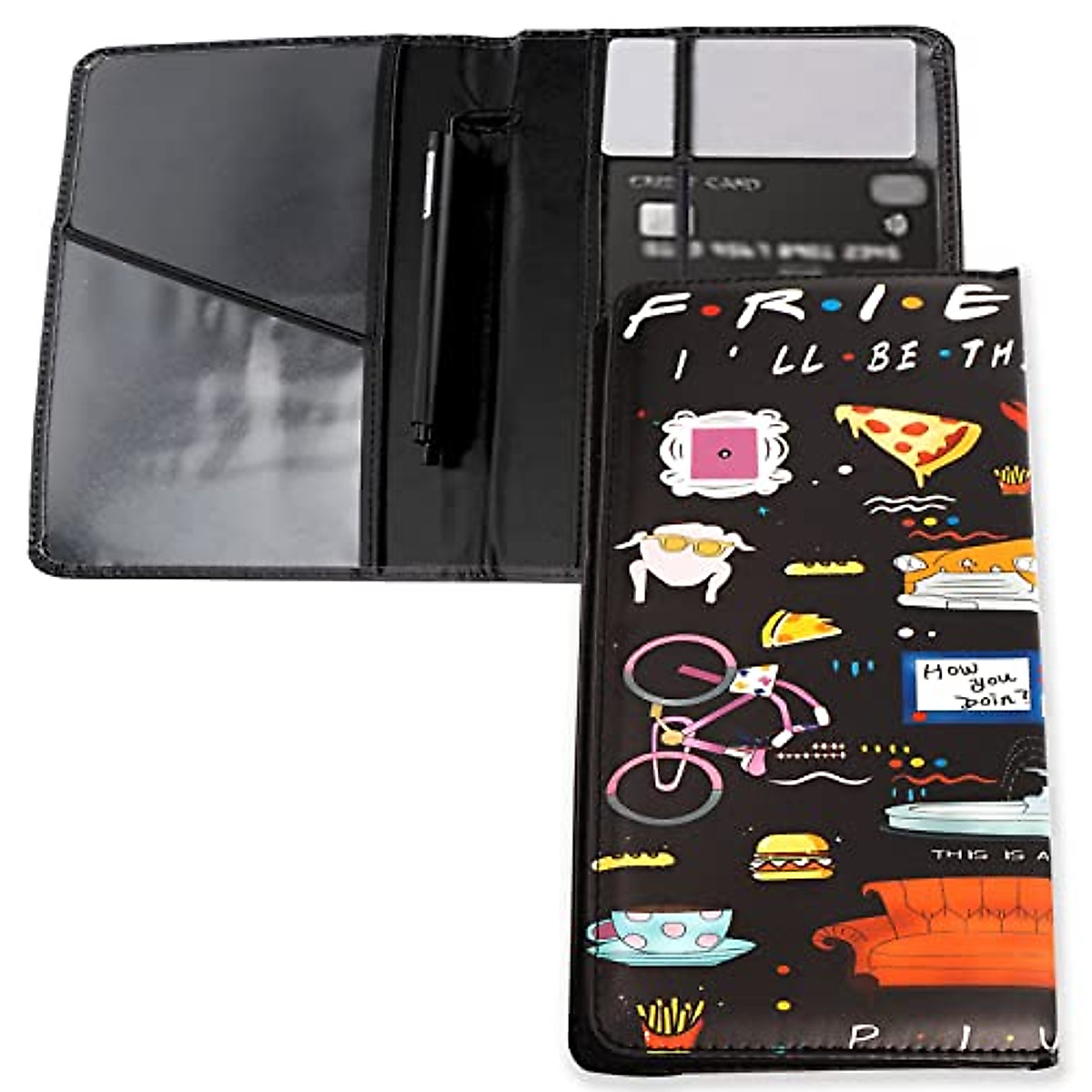 Friends Car Registration and Insurance Card Holder,Friends Car Accessories,Friends TV Show Merchandise,Vehicle Glove Box Car Organizer