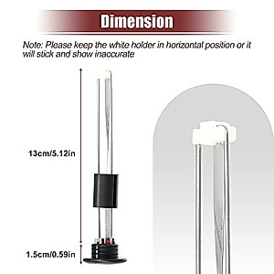 Motoforti ATV Fuel Gas Tank Level Gauge Meter with Cap for Kawasaki Bayou 220 250 300 400 KLF for Kawasaki Prairie 300 400 KVF Replace 52005-0735 52005-1121 Gas Tank Gauge Fuel Float Gauge