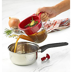 Goodcook Fat Separator, Medium, Clear & Grey