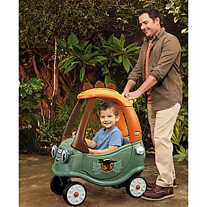little tikes T-Rex Cozy Coupe by Dinosaur Ride-On Car for Kids, Multicolor Large