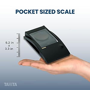 Tanita 1230 Professional Mini Diamond Scale - Japan Technology - Portable Carat Scale for Precise Gem Weighing - Energy Saving and Auto Power Off - Easy to Read 5 Digit LCD Display