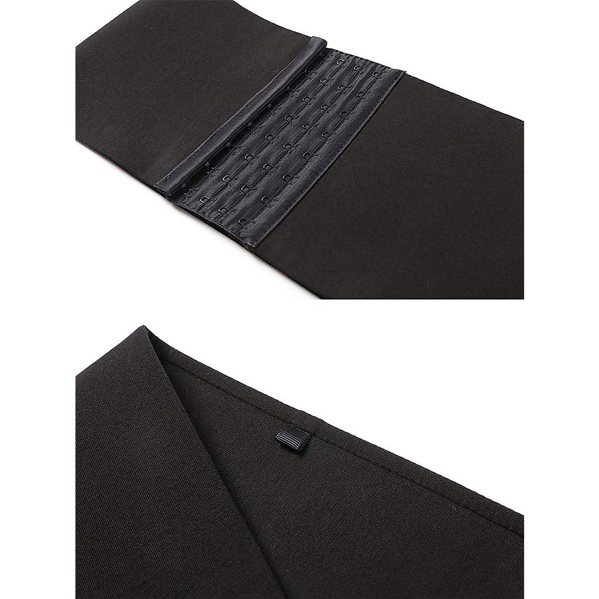 JARAZIN Women Transgender Tomboy FTM Chest Binder Strapless Hook Tube Top Wrap (L, Black)