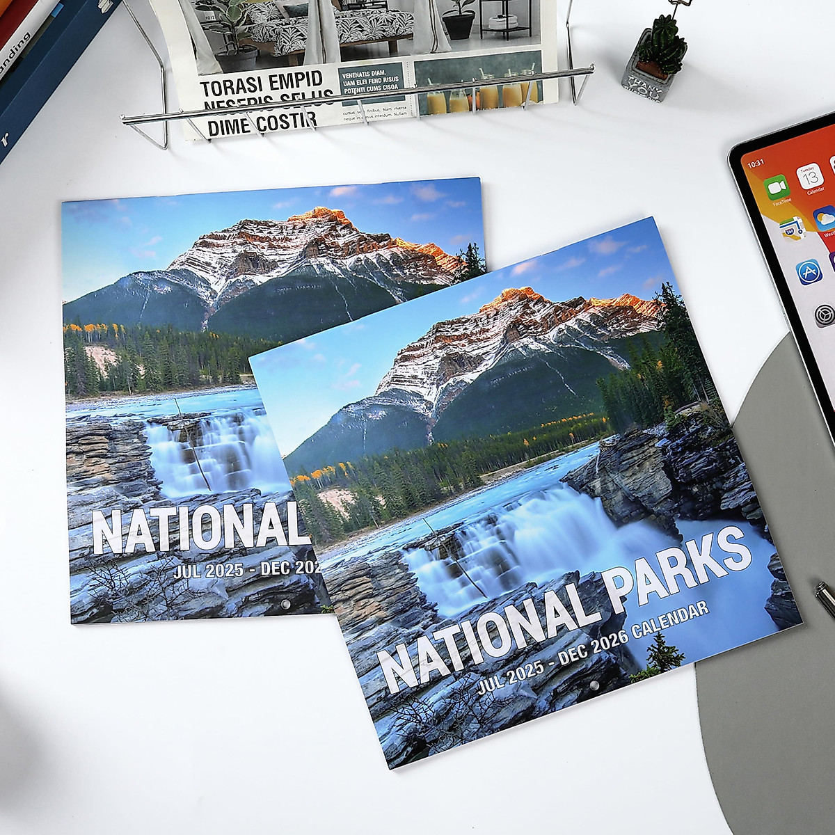 2023 Wall Calendar - 12 Monthly Wall Calendar Jan. 2023 - Dec. 2023, 12" x 24" (Open), 2023 Calendar Unruled Blocks(1.5" x 1.4") + Thick Glossy Paper - Bryce Canyon