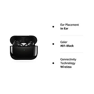 QiTooMar Mini Wireless Earbuds for Men/Women, Waterproof Sports Bluetooth Headphones, Stereo Noise Canceling in-Ear Headset Buds Earphones, 24Hours Support for Smartphone（Black）