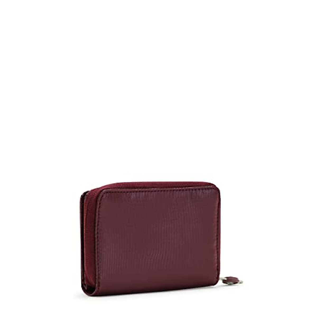 Kipling Women's Money Love, RFID Anti-Hacker Technology, Zip Closure Wallet, Burgundy Lacq