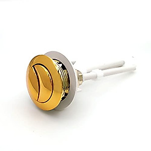 DLOETT Dual Flush Toilet Tank Button Round Shape Push Buttons Bathroom Accessories 38mm