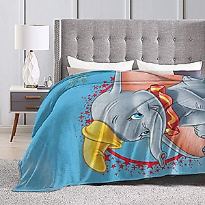 Dum-Bo Warm Comfortable and Soft Sherpa Flannel Throw Blanket, Suitable for All Seasons Various Sizes Suitable for Men Women and Children