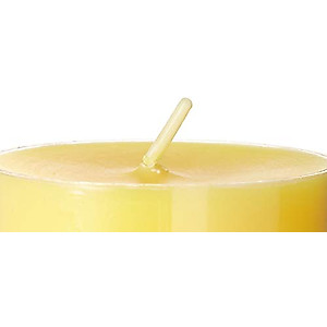 Zest Candle 12-Piece Tealight Candles, Mega Oversized Yellow s