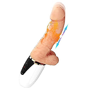 8 Inches Super Soft Silicone Material Realistic Typical Hands-Free Suction Cup Tool Suitable for Female Beginners and Couples (5S9