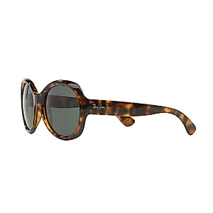 Ray-Ban Women's RB4191 Round Sunglasses, Light Havana, 57mm