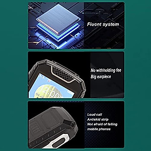 2G Senior Cell Phone Unlocked, 2.8 Inch HD Screen SOS Large Buttons Dual SIM Phone with Emergency Light, 13800mAh Battery Senior Basic Phone (Black)