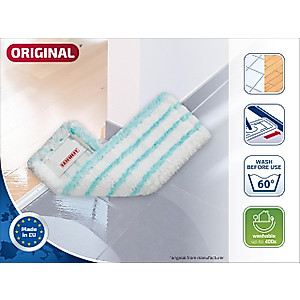 Leifheit Profi Micro Duo Wiper, Folded, for All Smooth Floors, Replacement Cover, 55126, XL 42, Blue