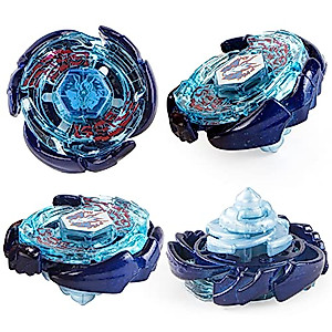 Bey Battling Tops Metal Fusion Starter Set Gyro 6 Piece Pack, 2 Launchers Battle Set,Gift for Kids Children Boys and Girls Ages 6+