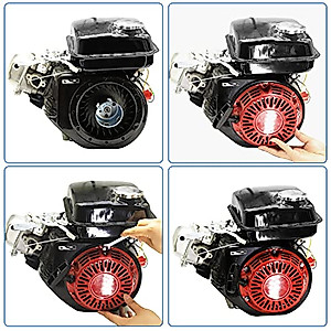 YOXUFA Recoil Pull Starter for Predator 196cc 212cc 6.5hp Coleman CT200U CT200U-EX BT200X KT196 Baja MB200 Trailmaster Hammerhead Massimo Harbor Freight GX120 GX160 GX200 Mini Bike Go Kart Cart Engine