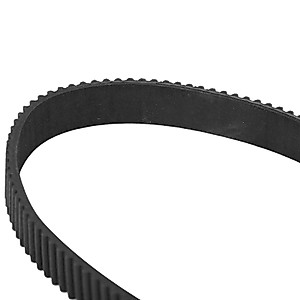 SALUTUYA Electric Scooter Driving Belt, Driving Belt, Lightweight Rubber Driving Belt for Small E Electric Scooter Motor Black